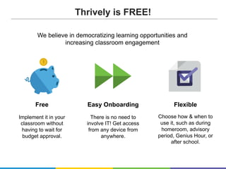 Thrively for Classroom: Strength-based exploration, enrichment ...
