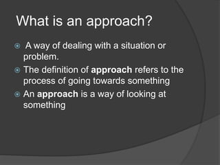 Teacher development approaches | PPTX