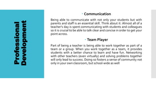 Teacher Development & Engagement Framework | PPT