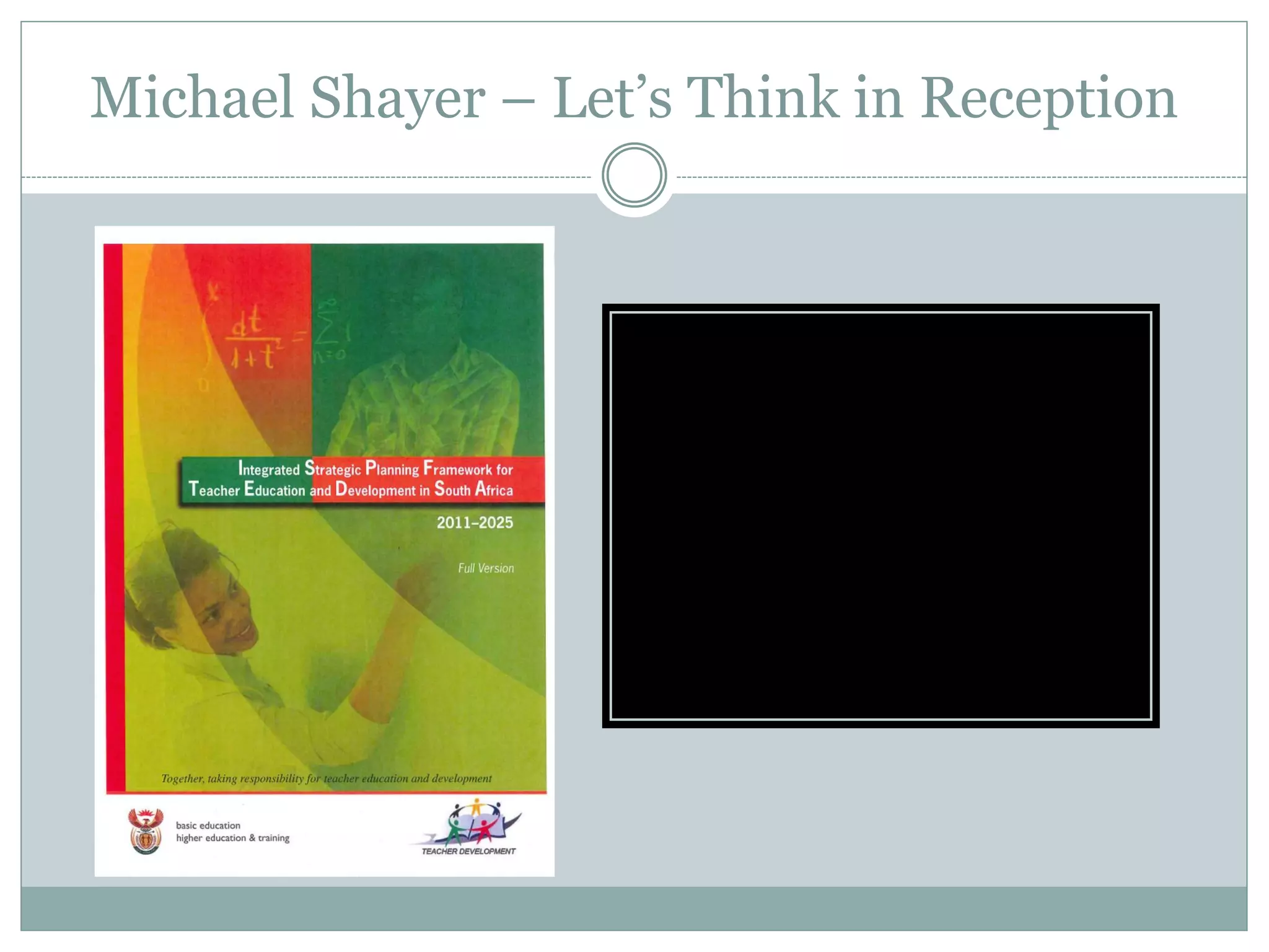 Teacher Development Hub @ Lebone II College in South Africa | PPT