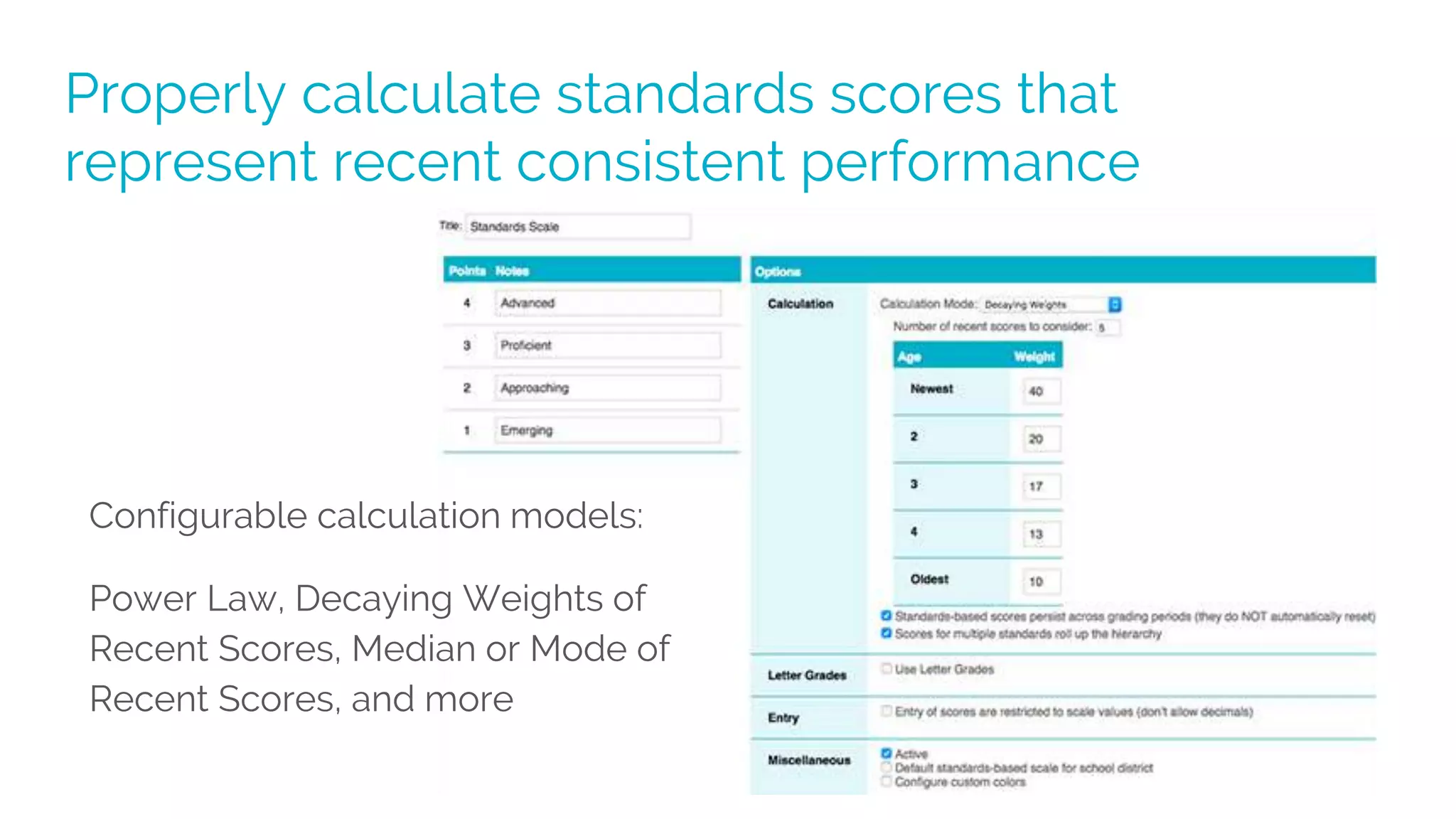 TeacherEase Standards-based learning features | PPTX