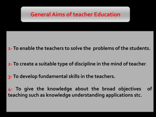 Teacher Education | PPTX