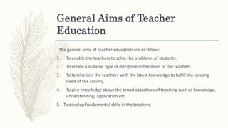 Teacher education | PPT