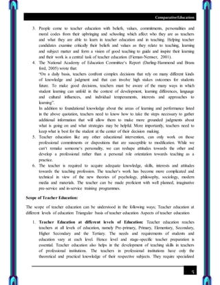 Teacher education assinment | DOCX