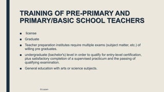 Teacher education in usa | PPTX