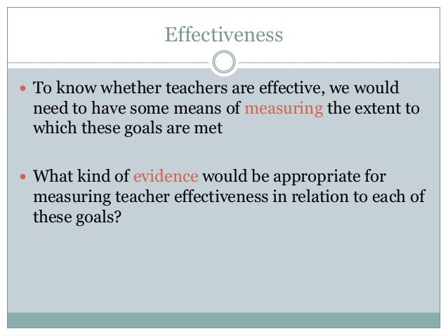 Teacher efficiency, effectiveness and efficacy