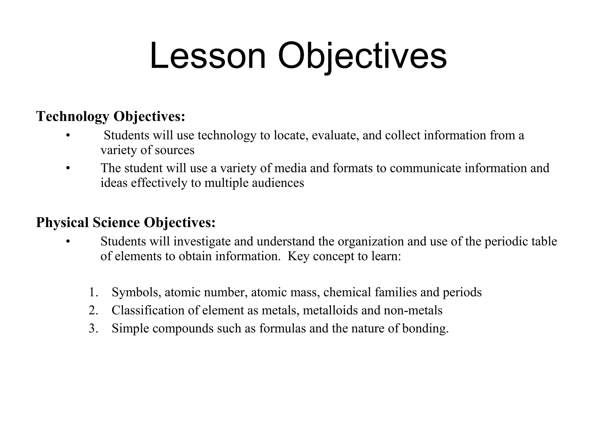 Teacher Element Project | PPT