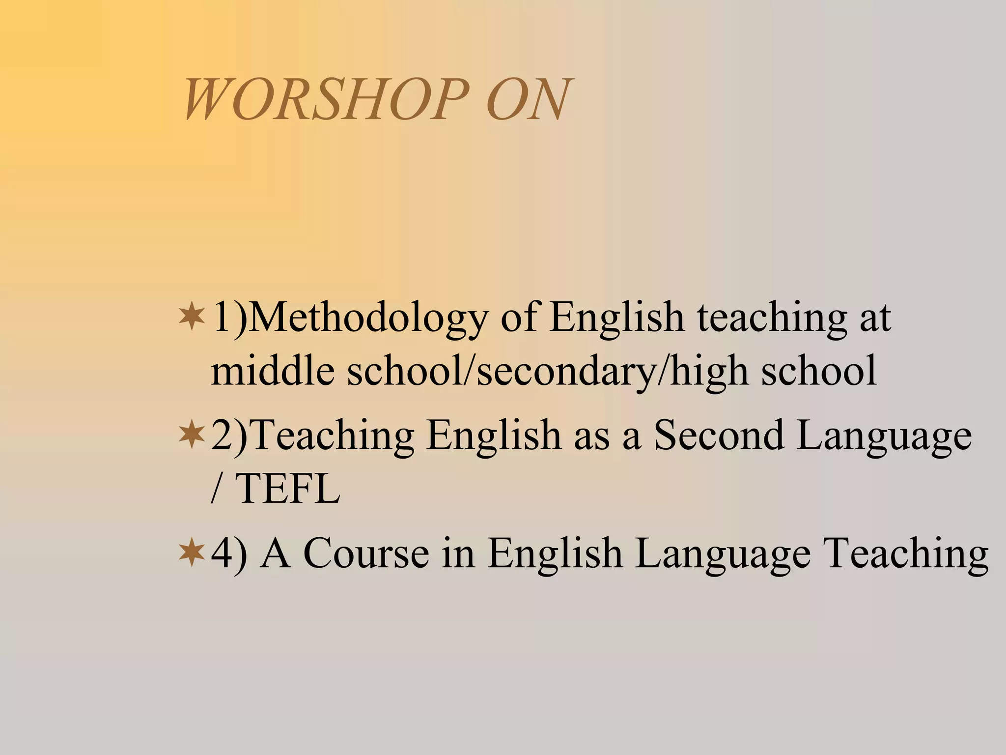 ENGLISH TEACHING METHODOLOGY (EFL) | PPTX