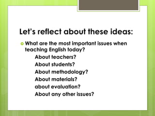 ENGLISH TEACHING METHODOLOGY (EFL) | PPTX