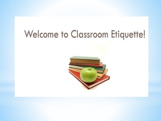 Teacher etiquette | PPTX