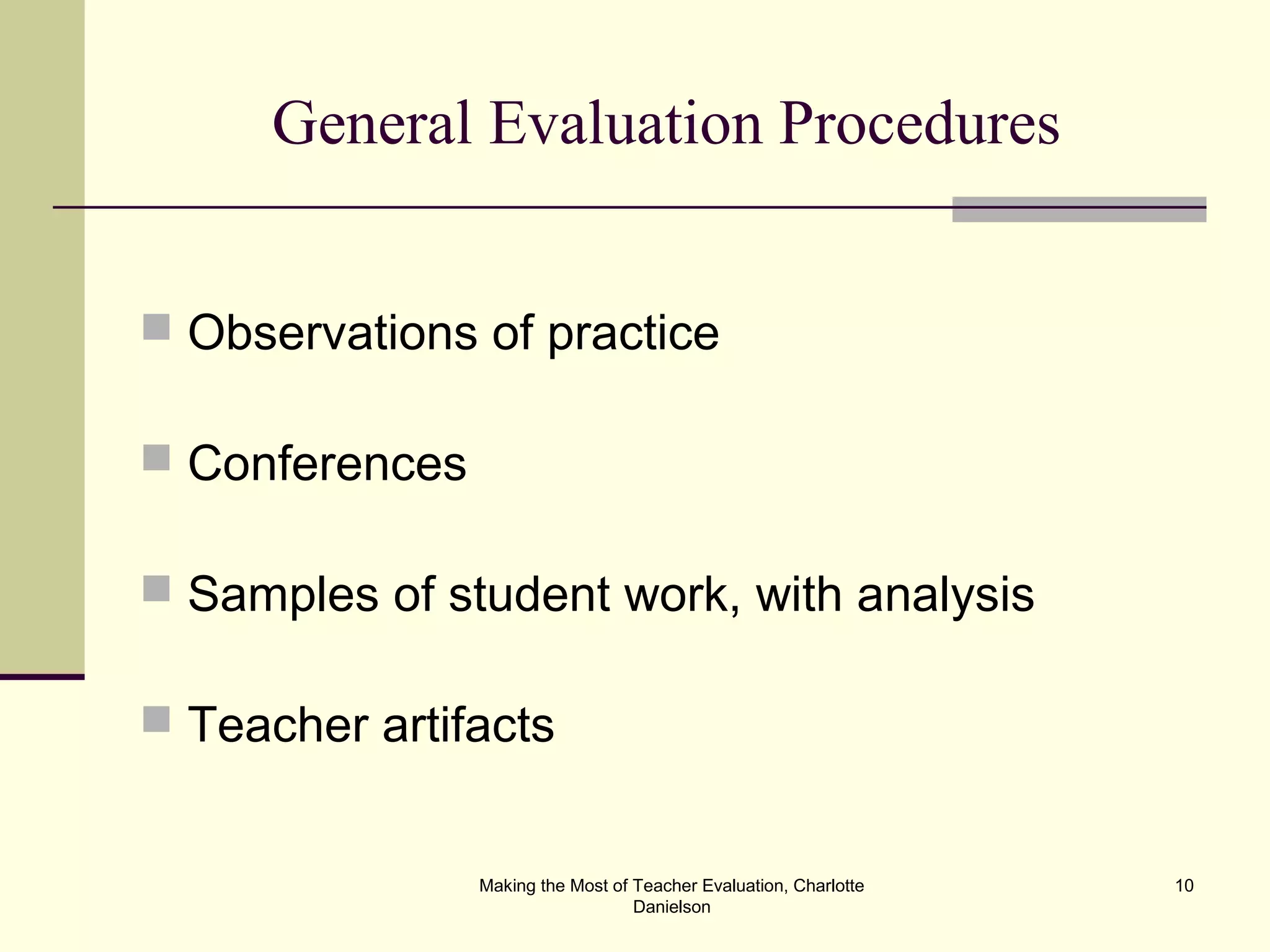 Teacher evaluation short introduction | PPT | Professional School ...