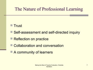 Teacher evaluation short introduction | PPT | Professional School ...