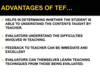 Teacher evaluation form | PPT