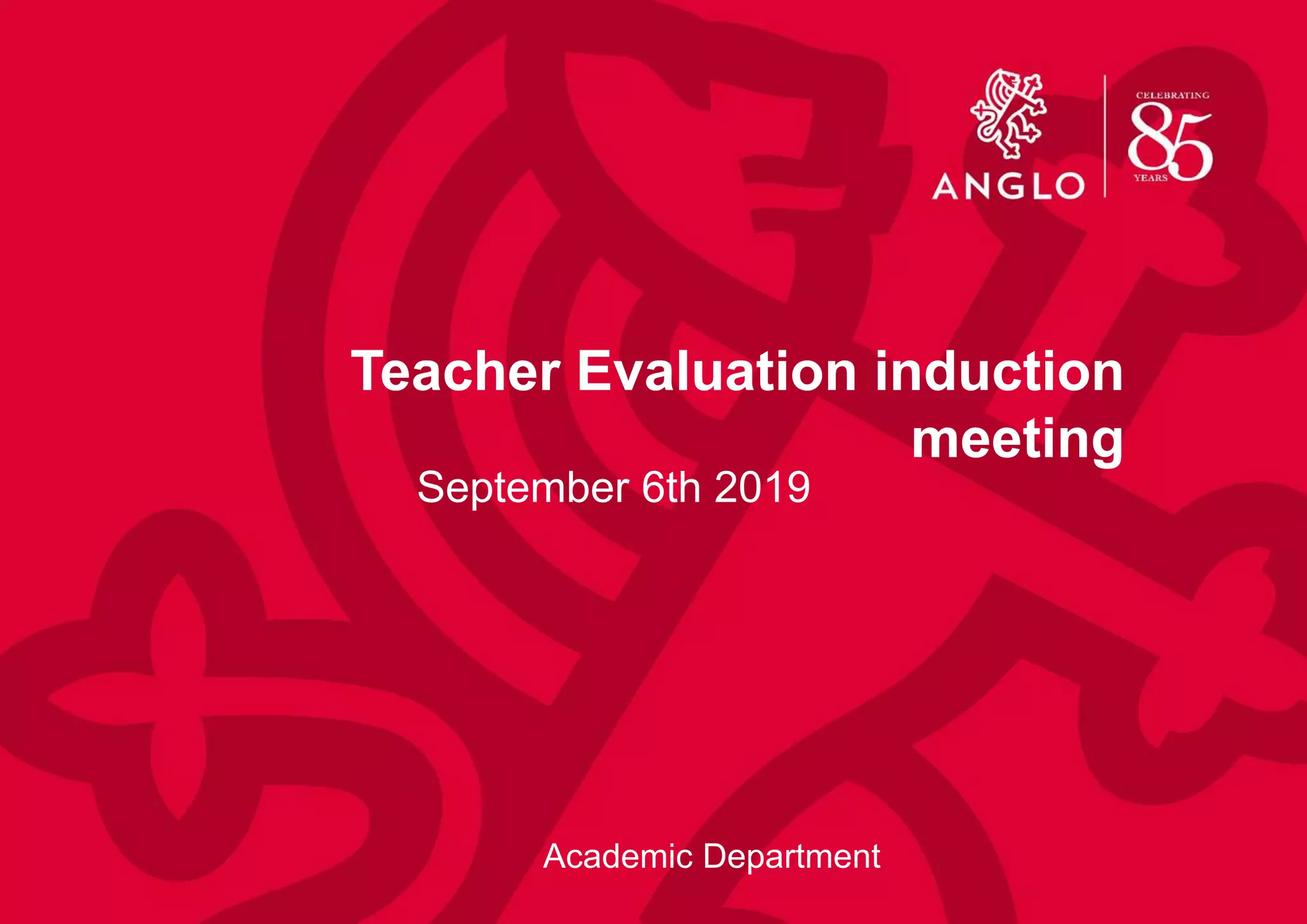 Induction meeting | PPTX