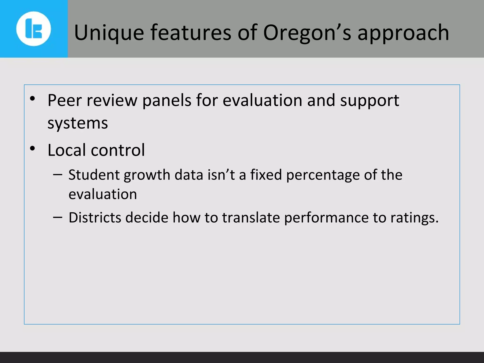 Teacher evaluation presentation oregon | PPT