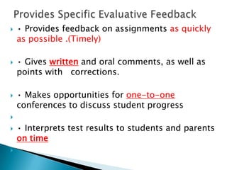 Teacher Evaluation Rubrics | PPTX | Homework and Study | Education