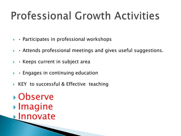 Teacher Evaluation Rubrics | PPT