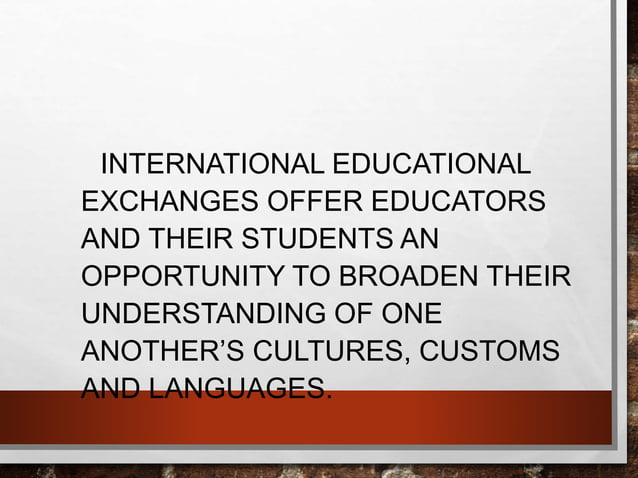 _B.T.P-Teacher-Exchange-Programs | PPTX | Professional School | Postgraduate Education