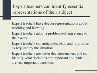 Teacher expertise | PPT