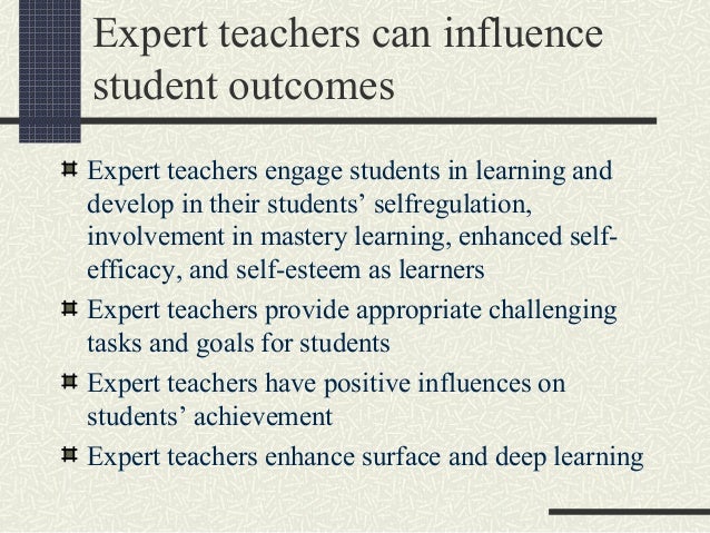 Teacher expertise