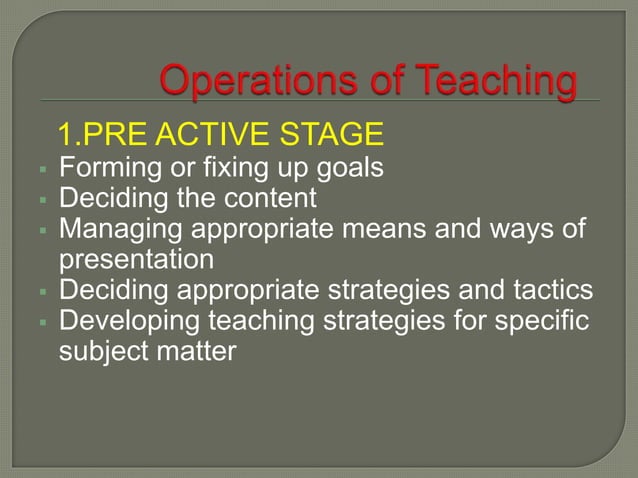 Teacher's function, operation and activities in teaching | PPTX
