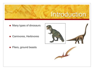 The Four Winged Dinosaur | PPT