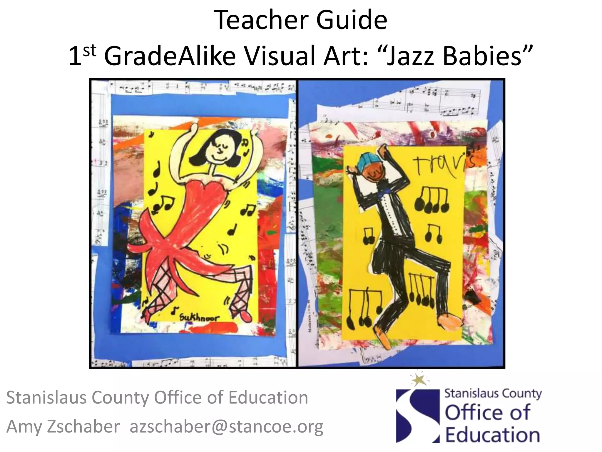 Teacher guide 1st grade alike jazz babies | PPTX