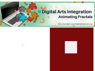 Teacher guide animation fractals | PPT