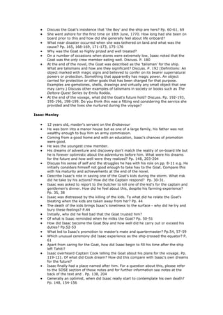 Teacher guide - The Goat who sailed the World | PDF