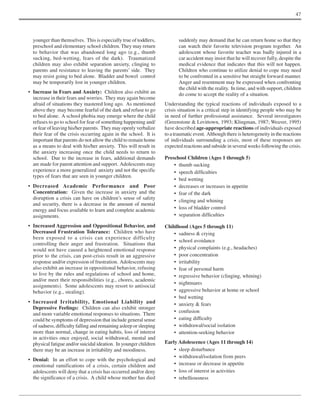 Teacher guidelines for crisis response | PDF