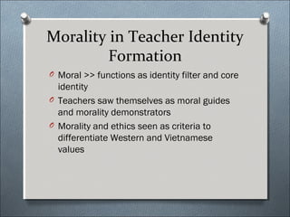Teacher identity and the teaching of english as an international ...