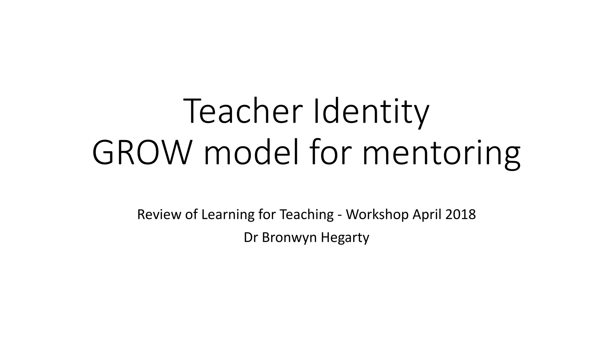 Teacher Identity | PPTX