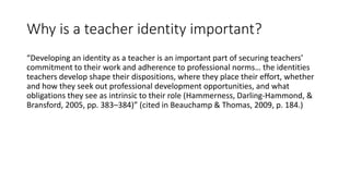 Teacher Identity | PPTX
