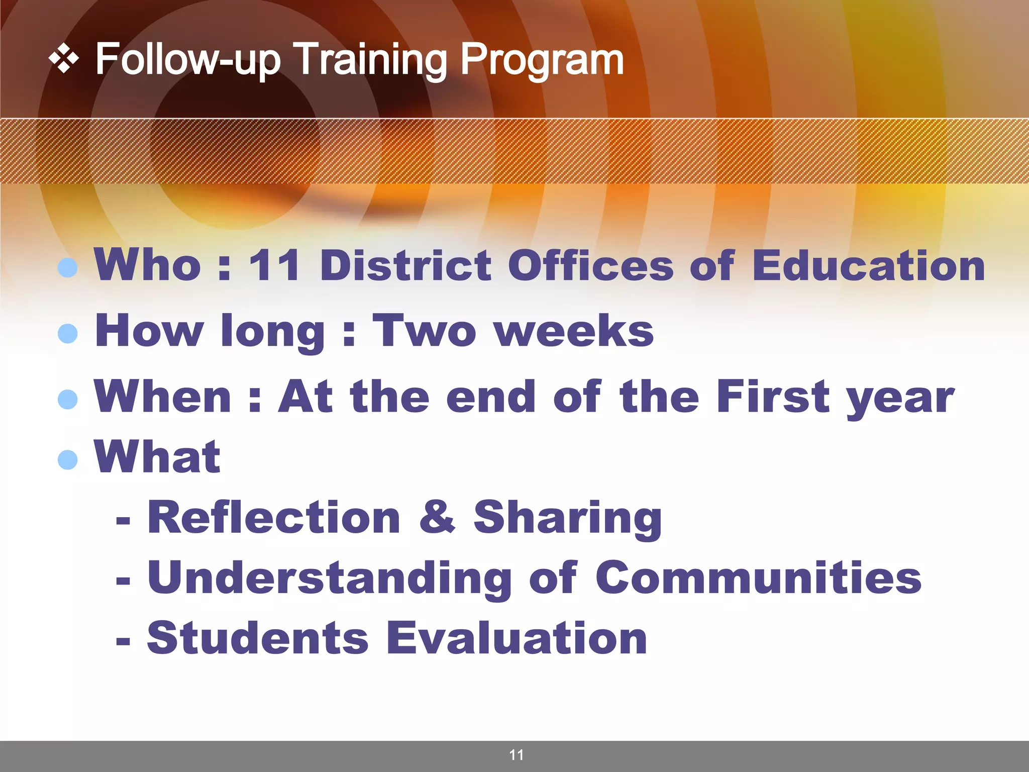 Teacher induction program in seoul | PPT