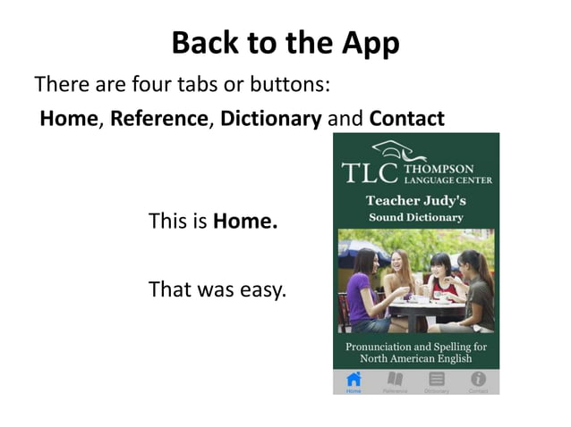 Teacher Judy's Sound Dictionary app | PPTX