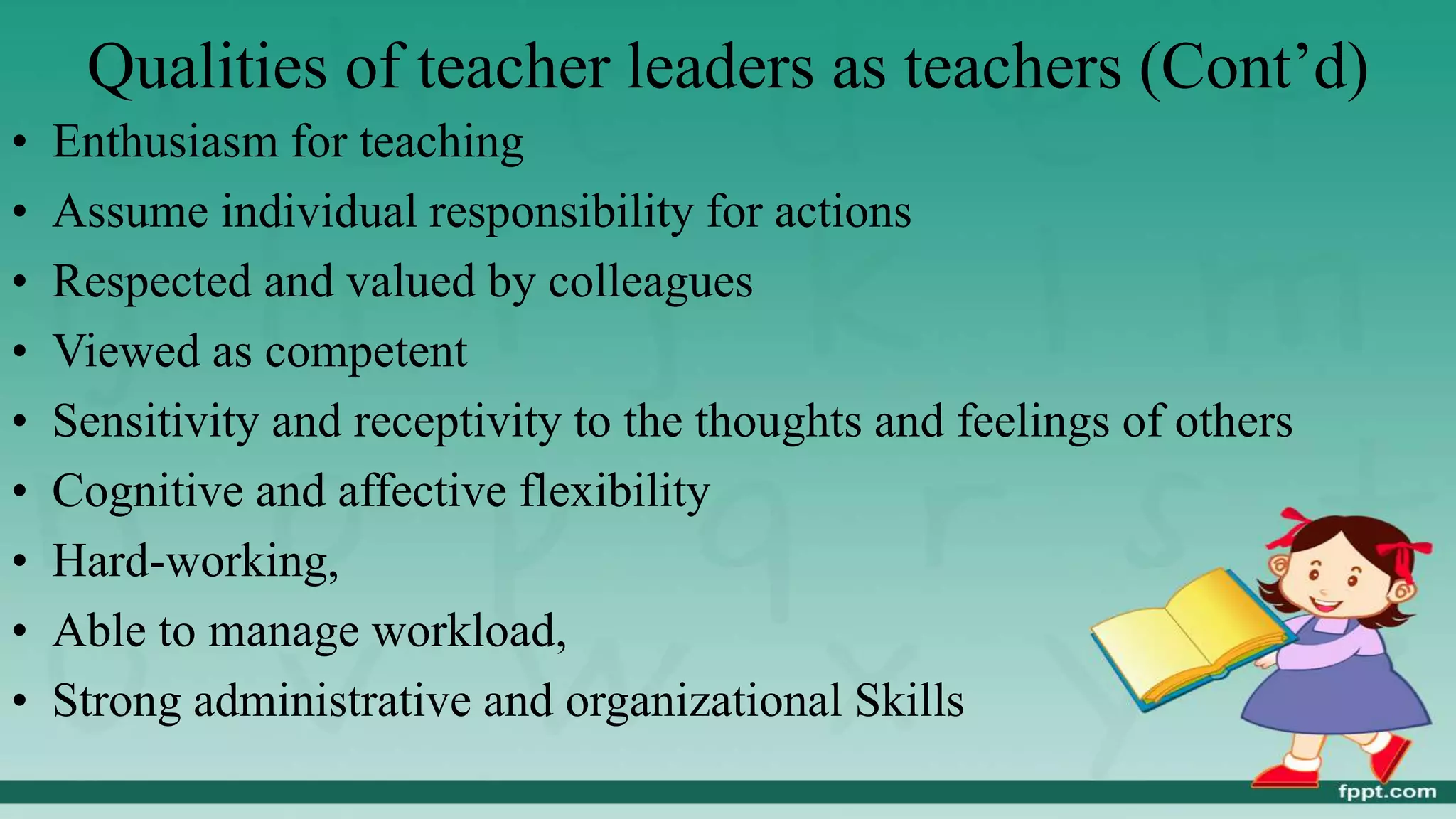 Teacher leadership ppt | PPTX