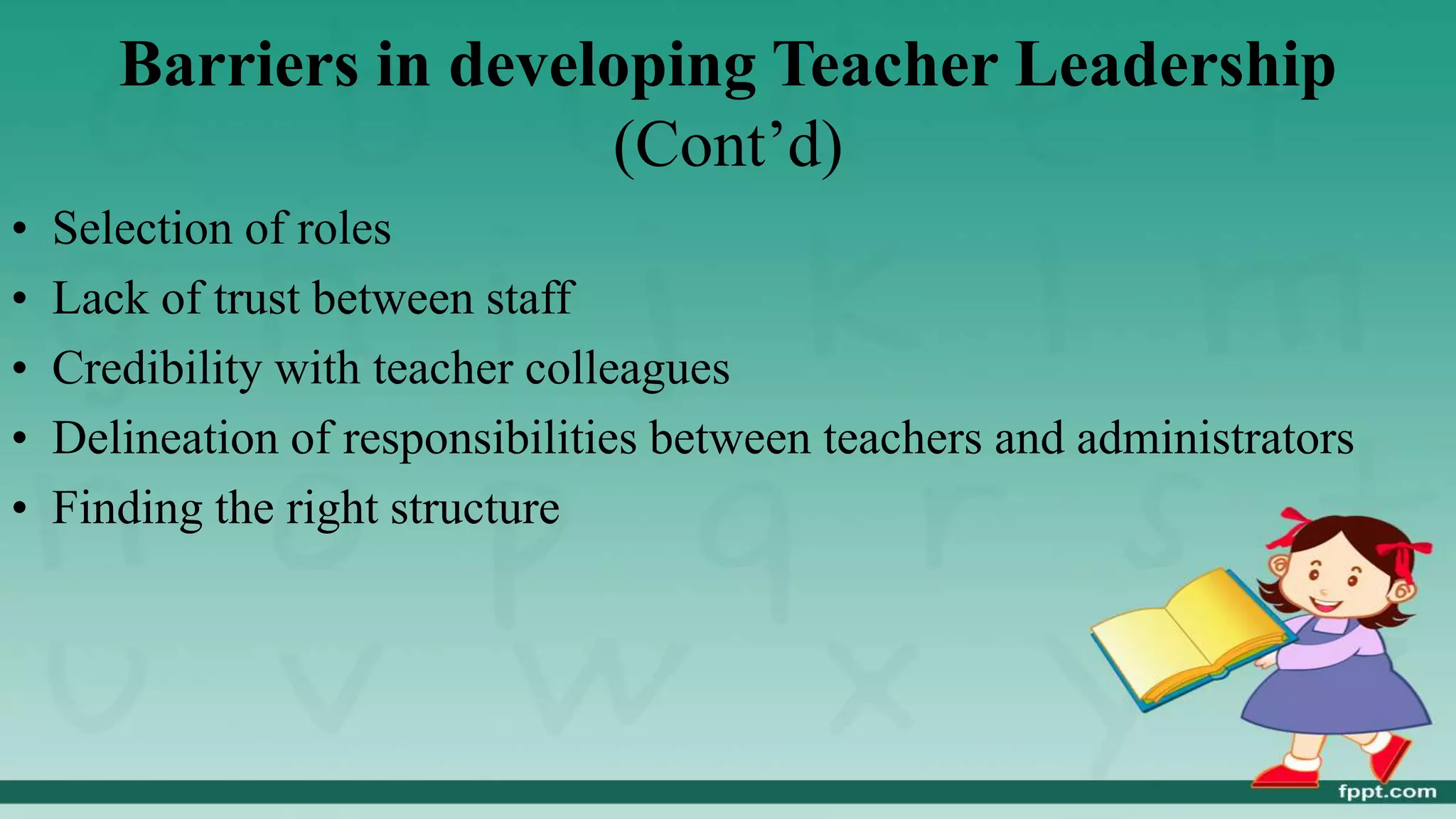 Teacher leadership ppt | PPTX