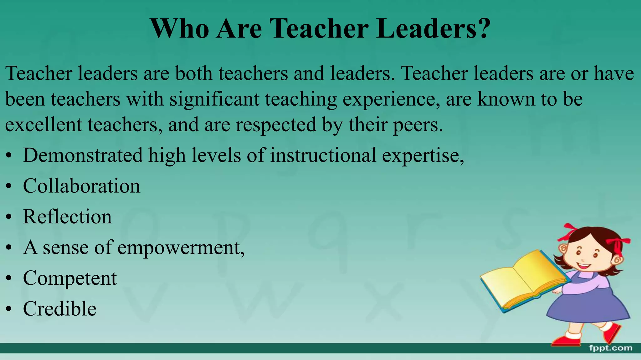 Teacher leadership ppt | PPTX