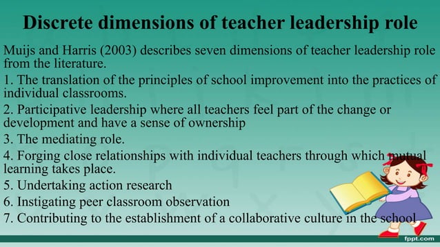 Teacher leadership ppt | PPTX | Professional School | Postgraduate ...