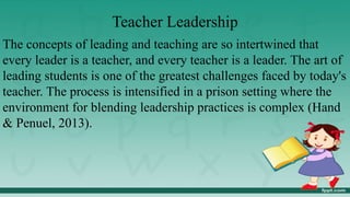 Teacher leadership ppt | PPTX