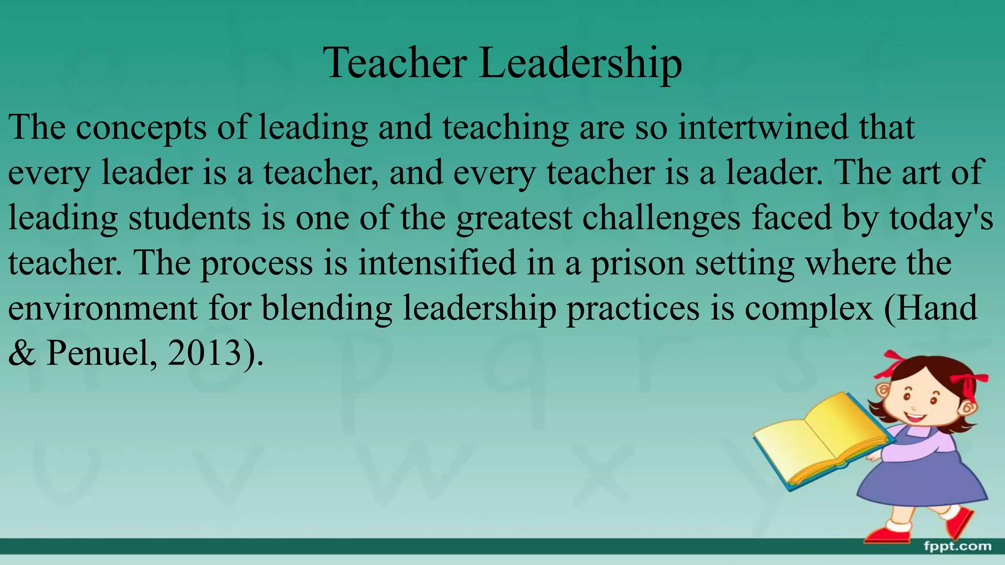 Teacher leadership presentation | PPTX