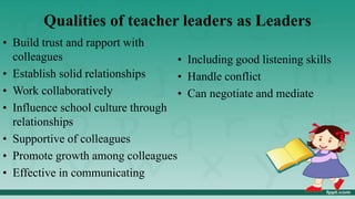 Teacher leadership presentation | PPTX