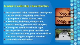 Teacher leadership presentation | PPTX