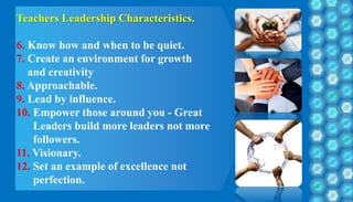 Teacher leadership presentation | PPTX