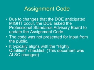 Teacher licensing | PPT