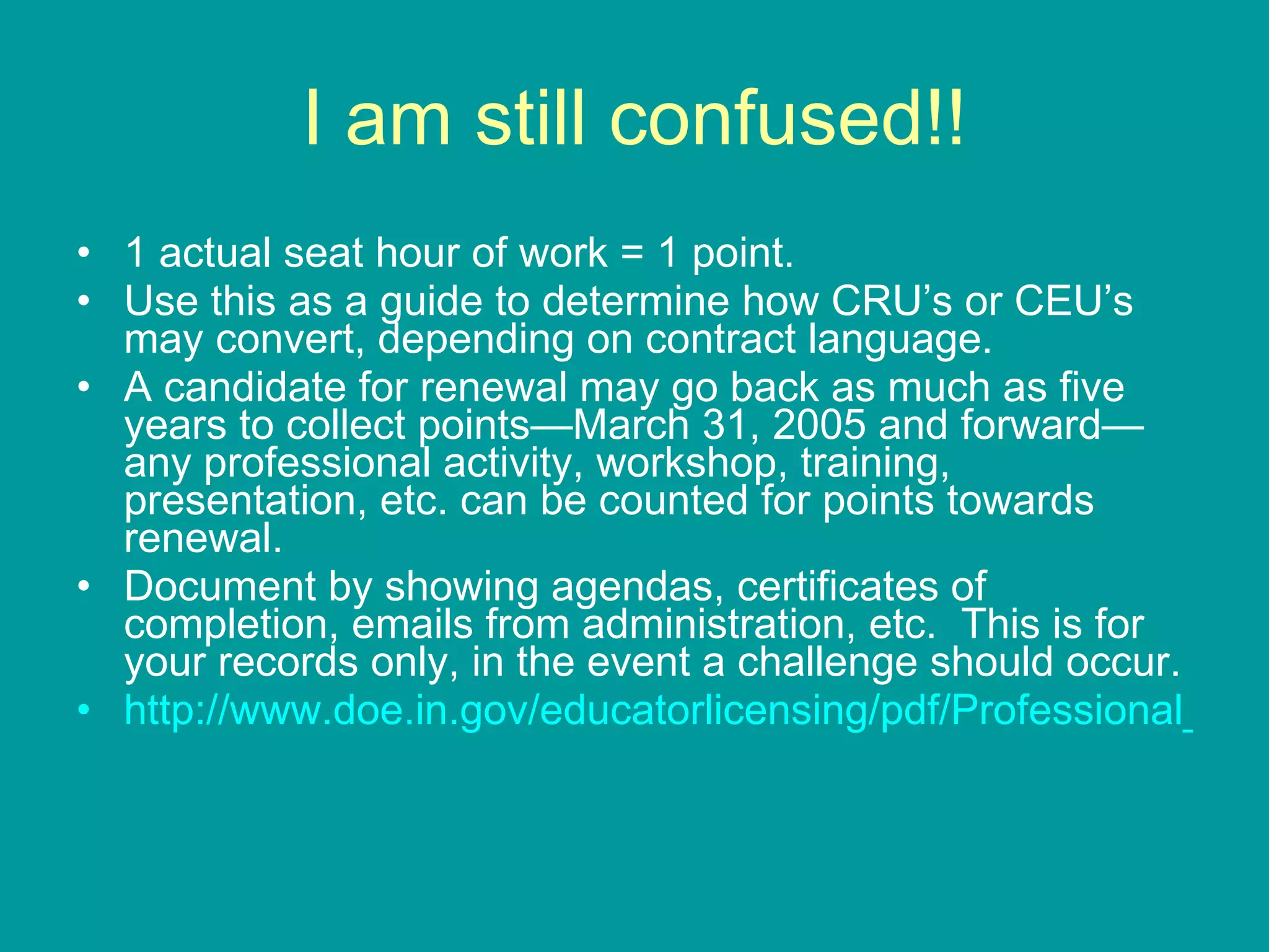 UPDATED: Teacher Licensing | PPT