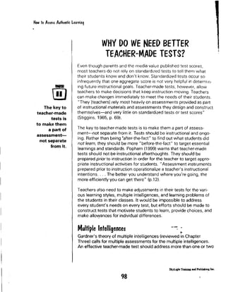 Teacher made tests | PDF