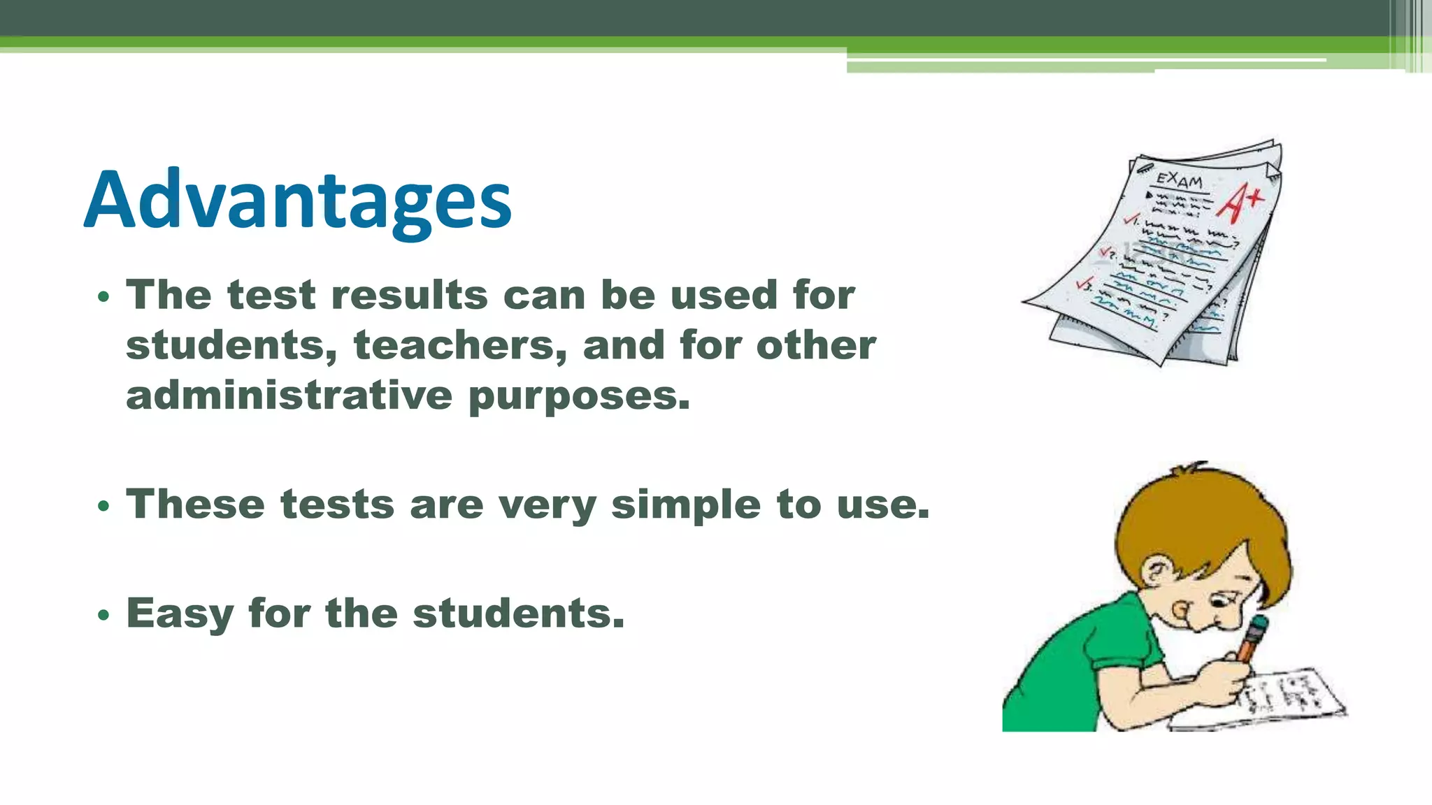 Teacher made test vs standardized test | PPTX