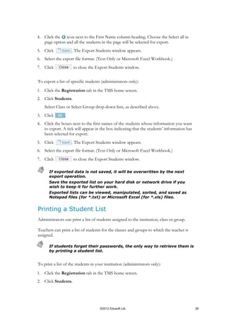 Teacher management system guide | PDF