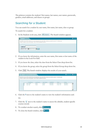Teacher management system guide | PDF